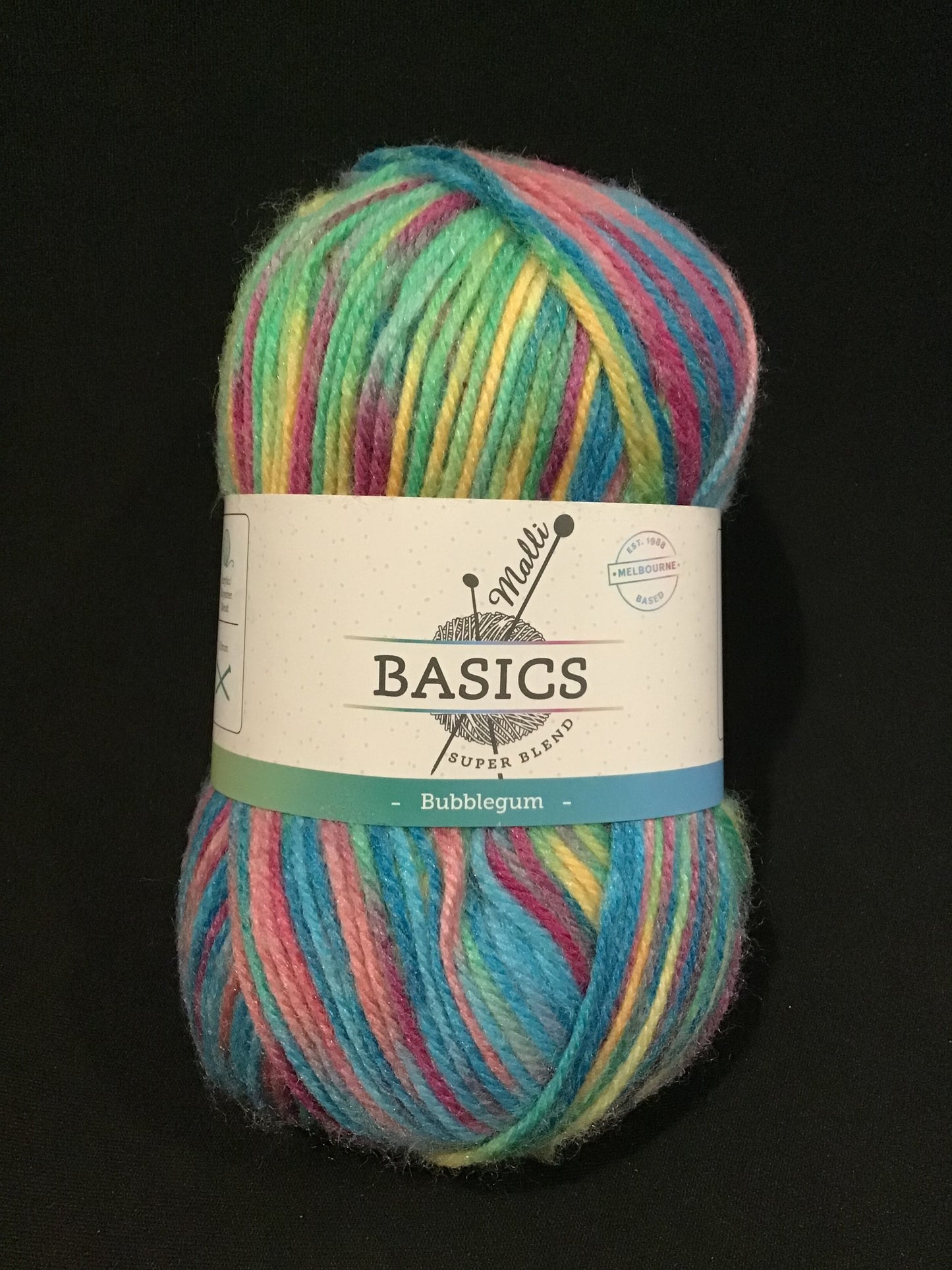 Malli Basics Super Blend Yarn - 4 Ply - Bubblegum - 100g - 100% Acryli ...