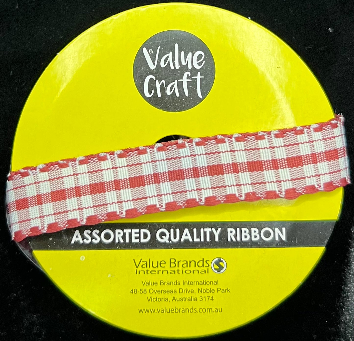 Gingham Ribbon - Brown - 15mm x 3m – The Crafty Bear Shop