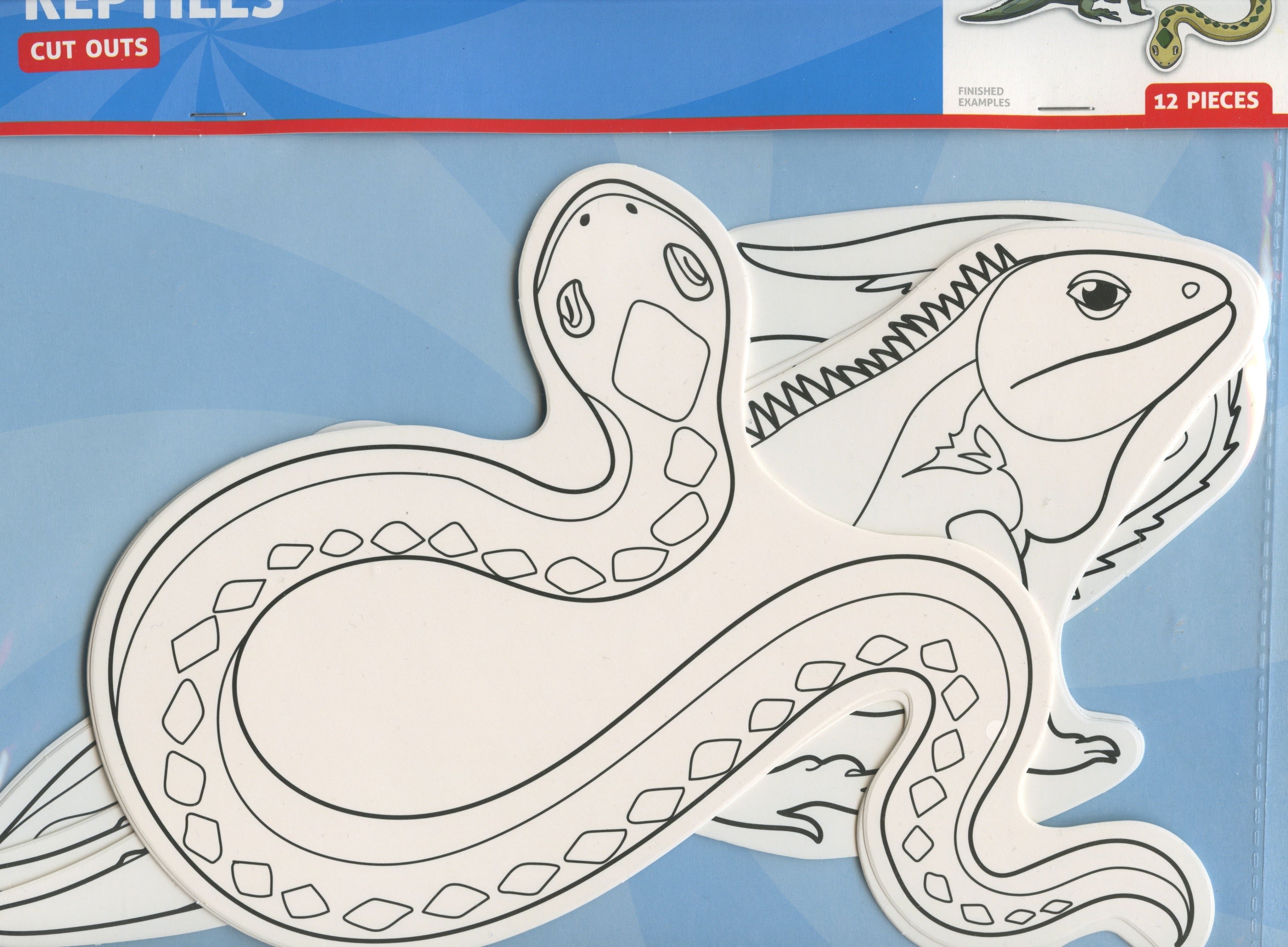 Reptiles - Cut Outs - 12 pk – The Crafty Bear Shop
