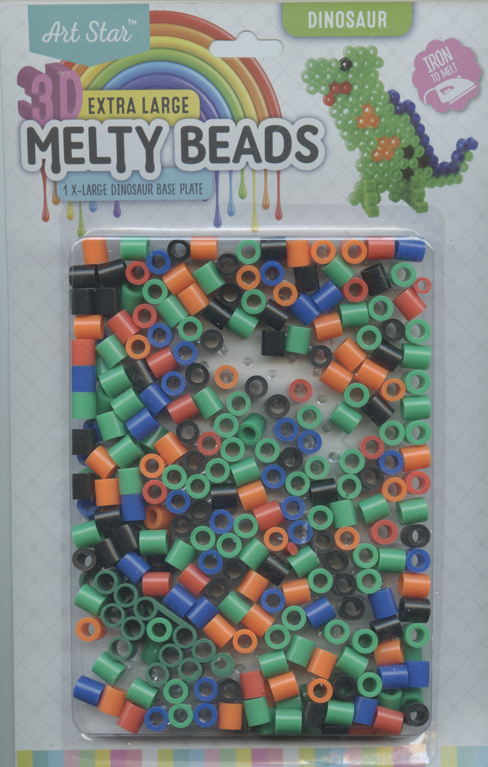 3D Extra Large Melty Beads Kit - Dinosaur – The Crafty Bear Shop
