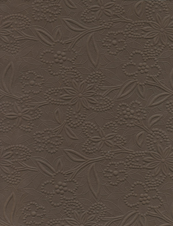 Specialty Paper 1 x Handmade A4 Embossed Chocolate Spring Flower Paper ...