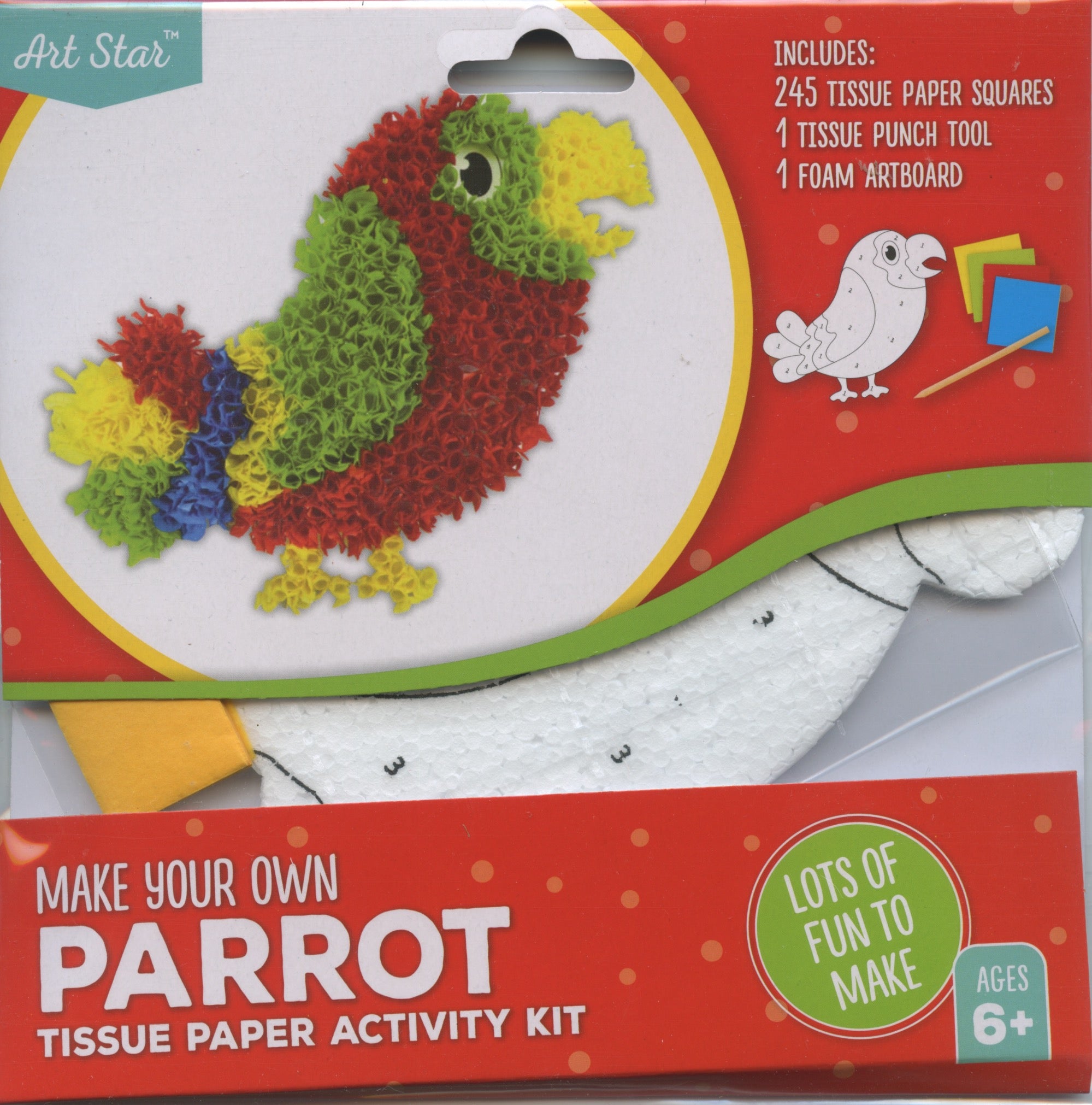 Tissue Paper Activity Kit - Parrot – The Crafty Bear Shop