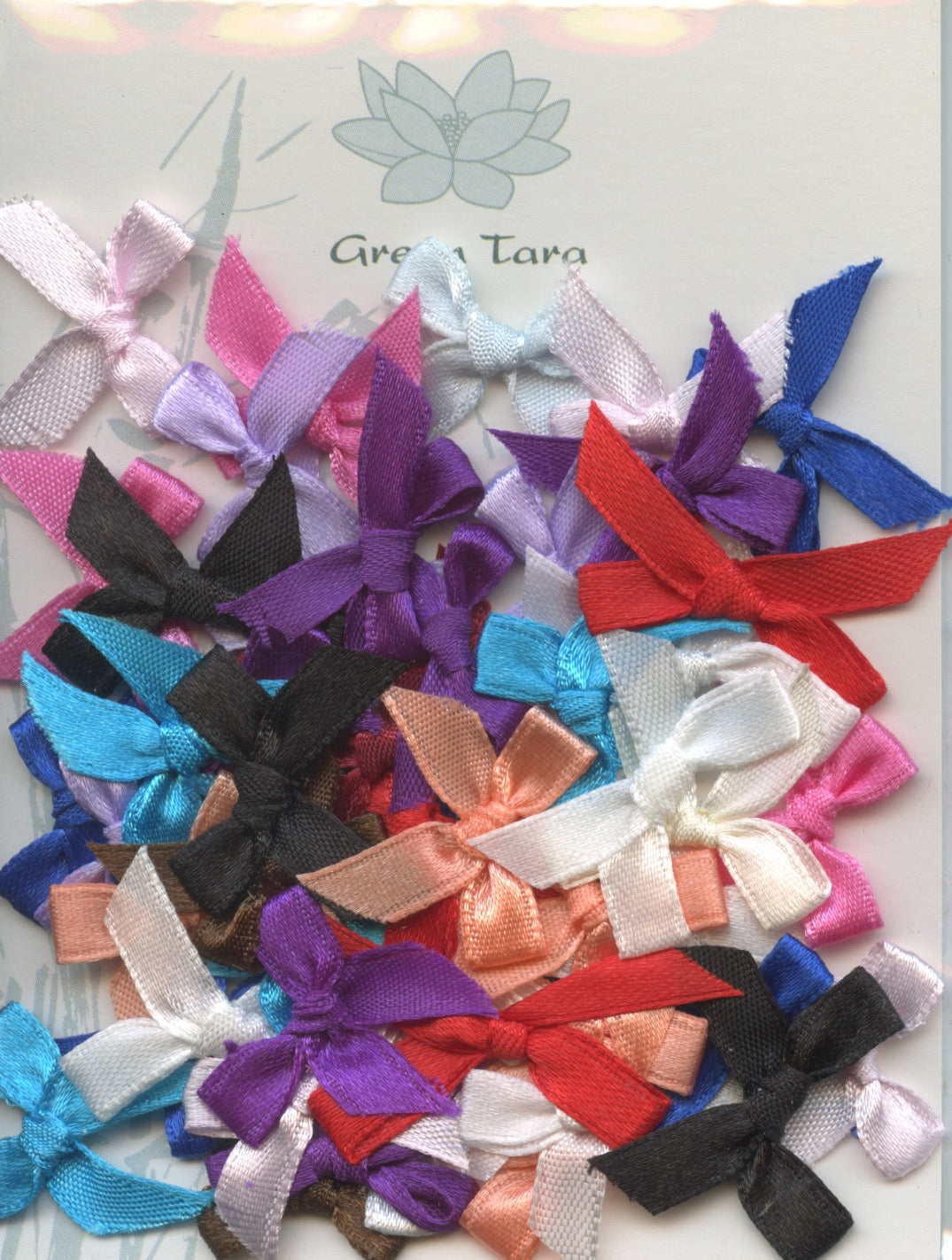 Ribbon bows - Assorted Colours - 50 pack – The Crafty Bear Shop