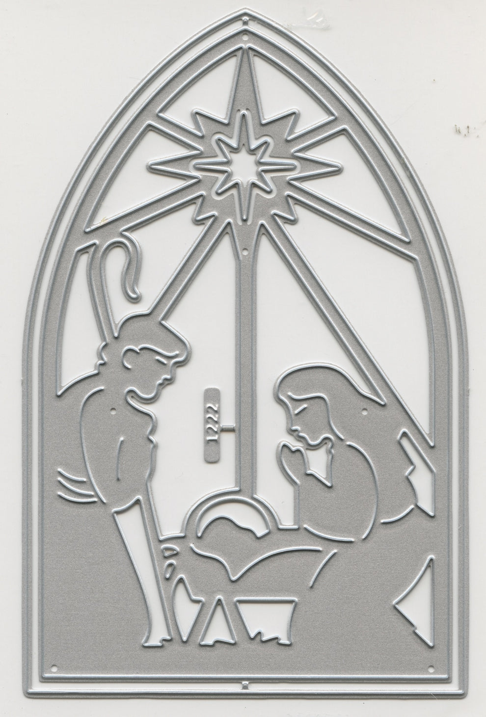 Metal Dies - Nativity in Stained Glass Window – The Crafty Bear Shop