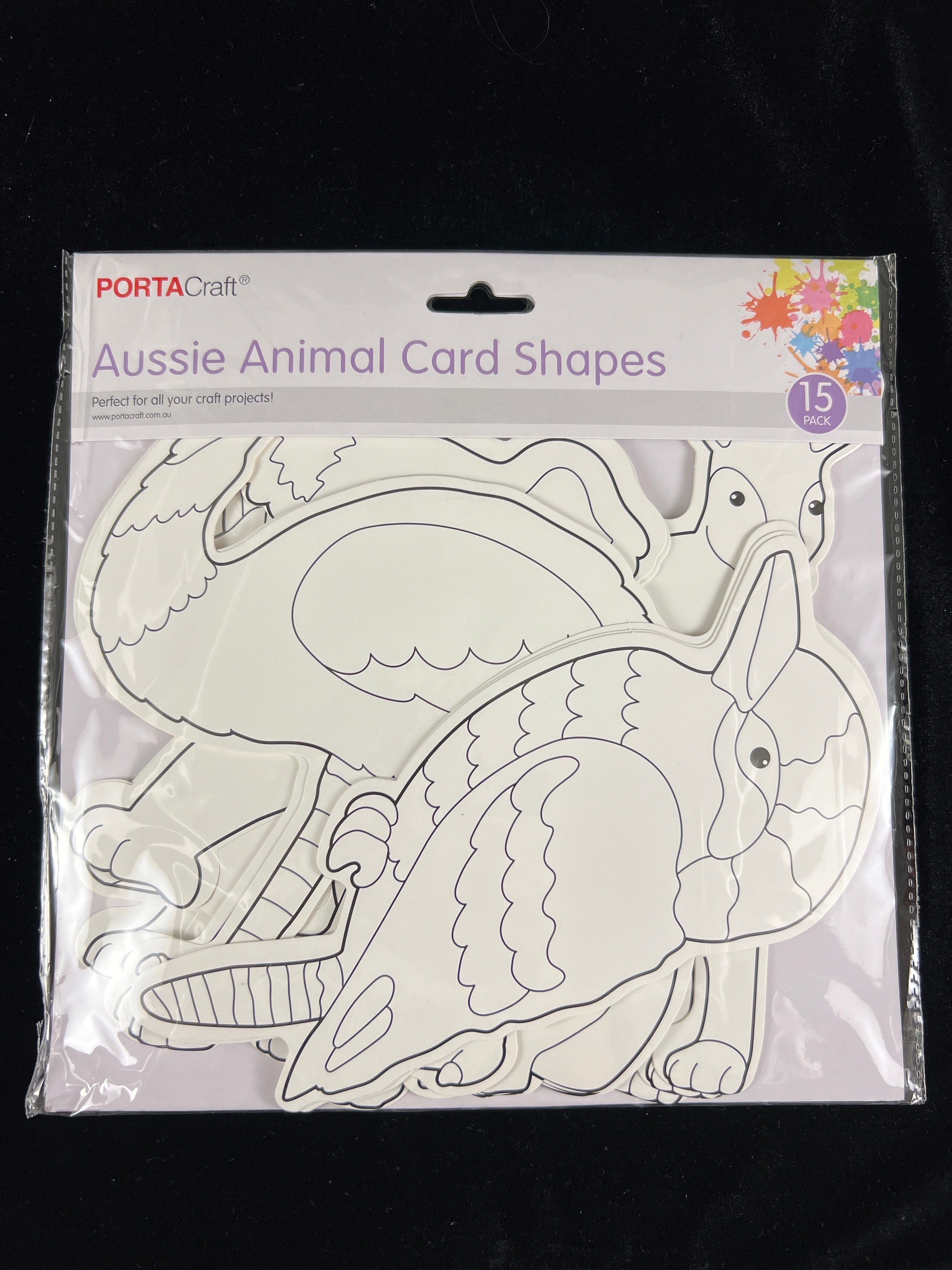 Aussie Animal Card Shapes - 15 pack – The Crafty Bear Shop