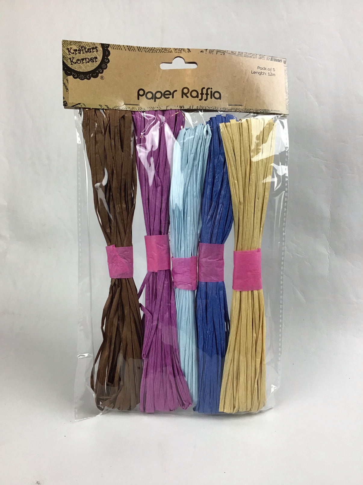 Paper Raffia Hanks - Pack #2 - Pack of 5 – The Crafty Bear Shop