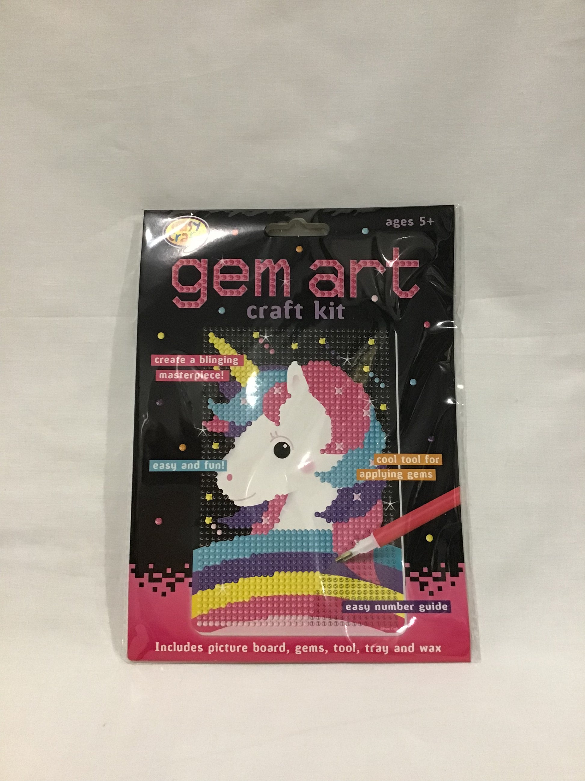 Gem Art Craft Kit - Unicorn Design #2 – The Crafty Bear Shop